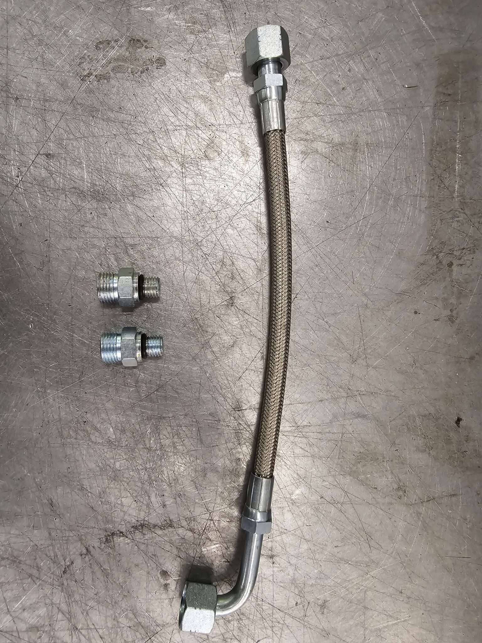 Turbo Oil Feed line OE style - Tater Built Turbochargers