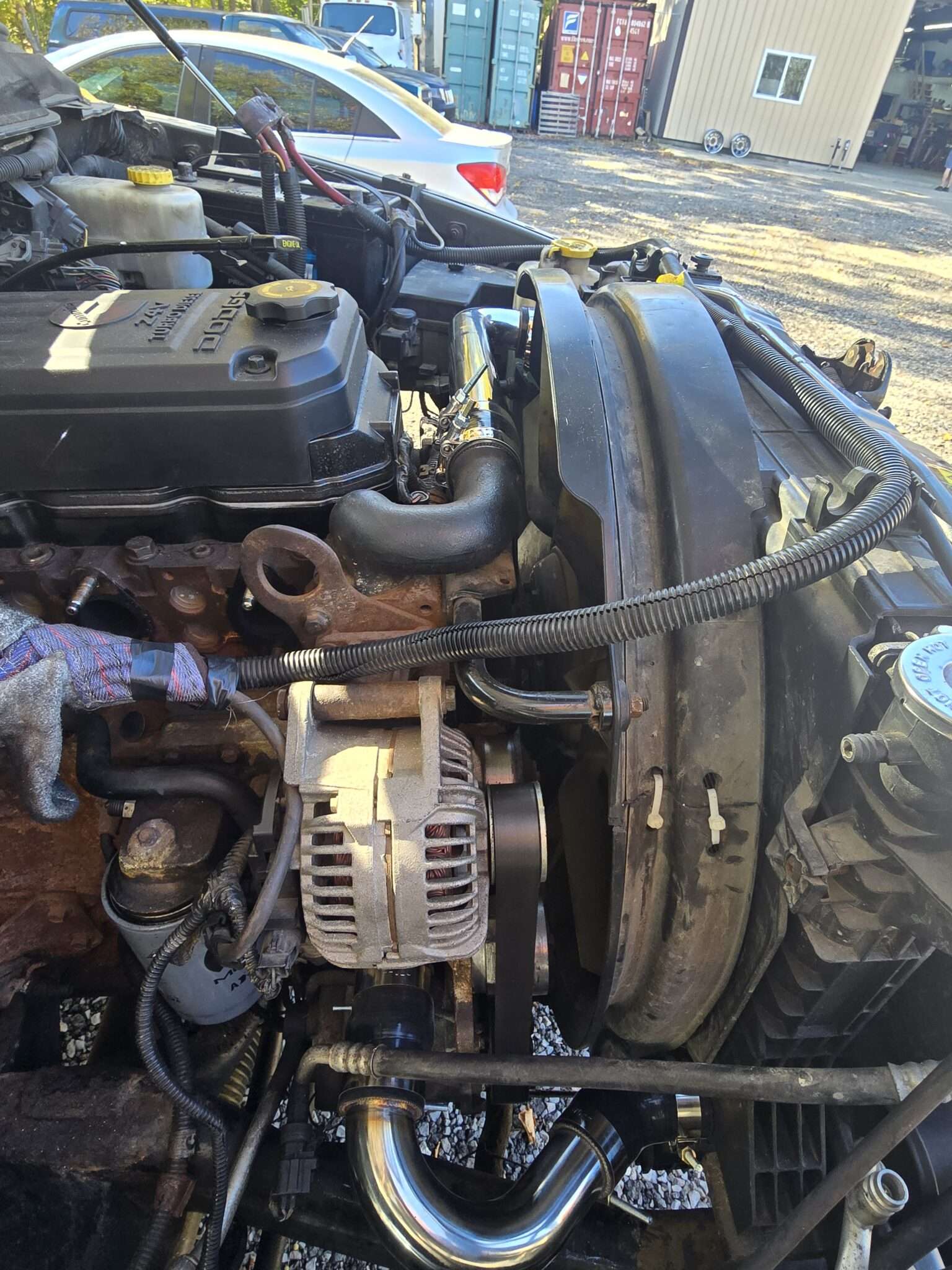 03-09 Cummins Upper & Lower Stainless Steel Radiator Hoses with HD ...