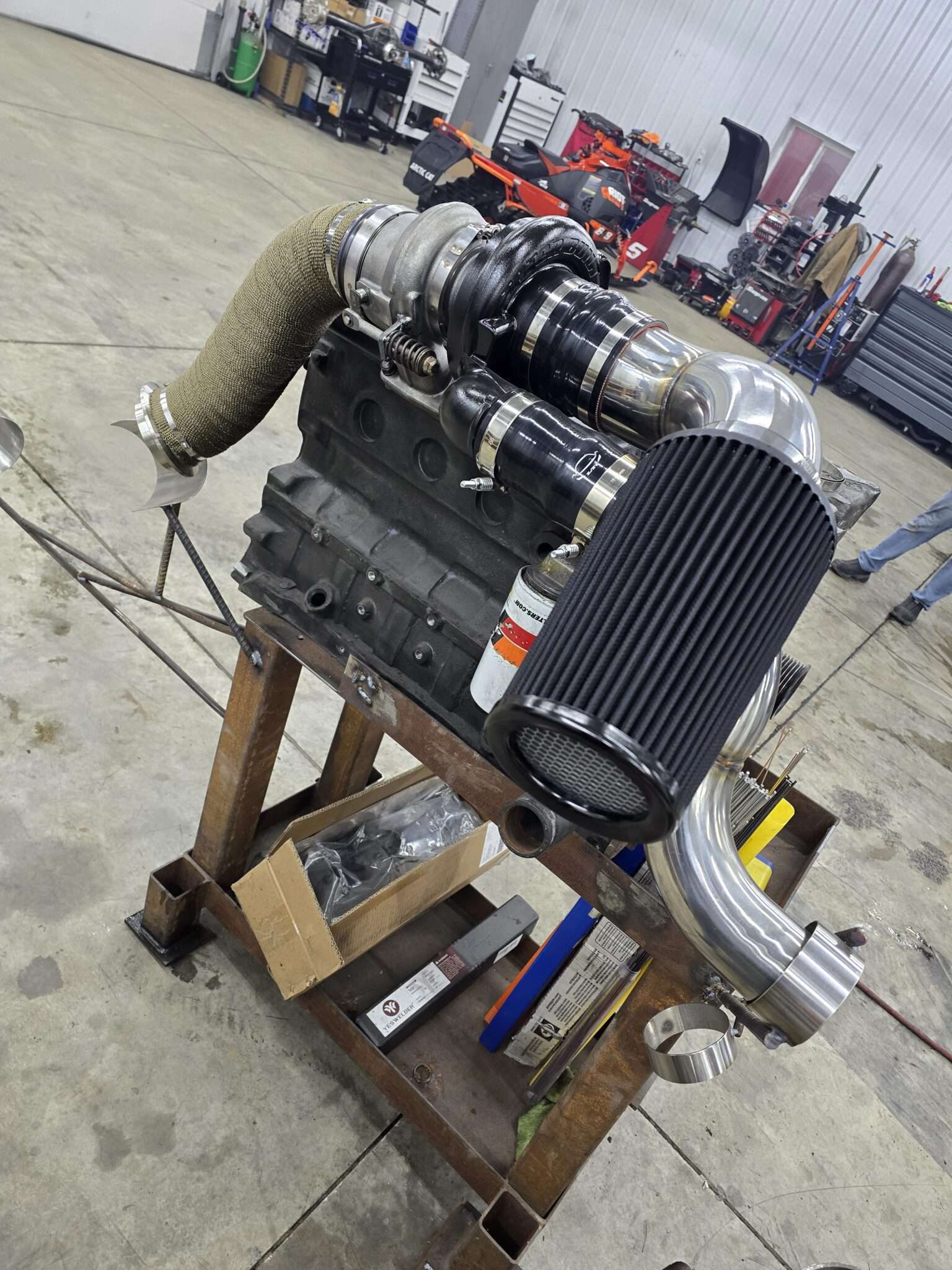 COMPLETE 2nd Gen HE351CW Low Mount/High Mount Turbo Swap Kit For 2003 ...